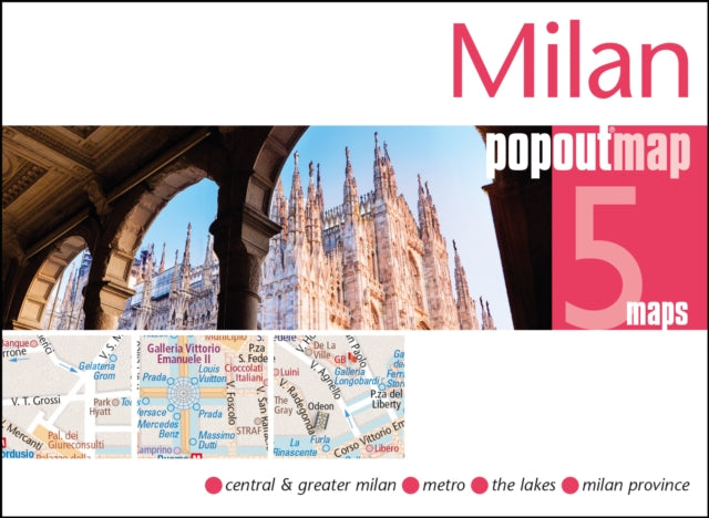 Milan PopOut Map – Winstone's Books